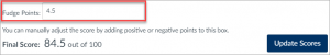 Canvas Guide Breakdown: Fudge Points – Instructional Technologies